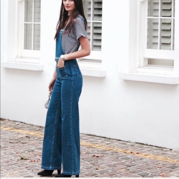 Zara | Jeans | Zarabraided Denim Overall Dungarees | Poshmark